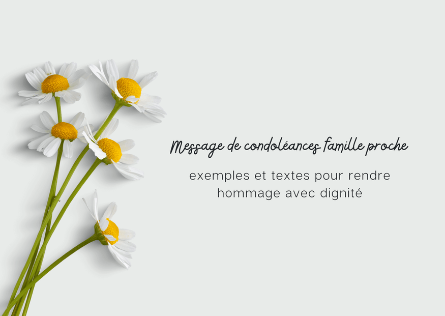 100 Messages de condoléances pour la famille proche - Vive La Mode