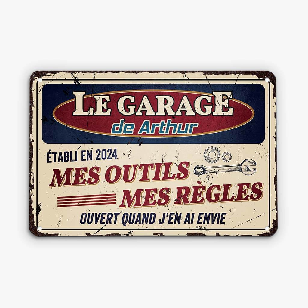 Mes Outils Mes Règles Version Simple - Cadeau Personnalisé | Plaque En - Vive La Mode