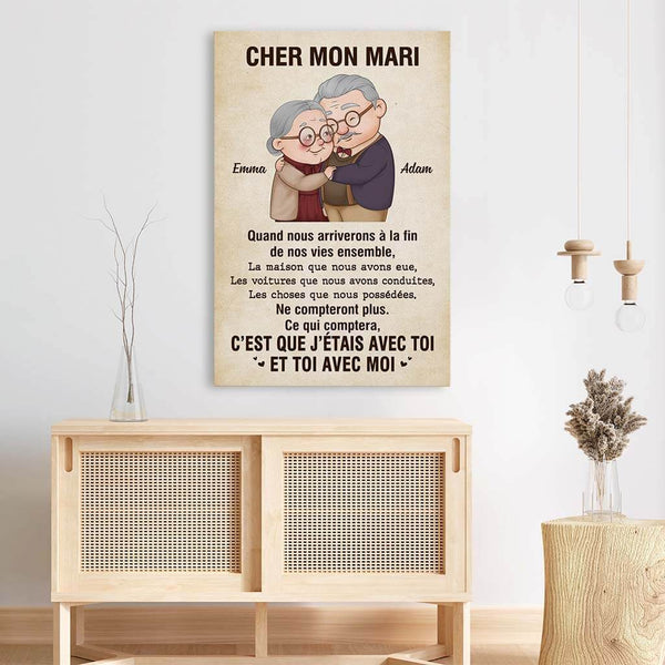 Cher Mon Mari/ Chère Ma Femme Version Mignonne - Cadeau Personnalisé | - Vive La Mode
