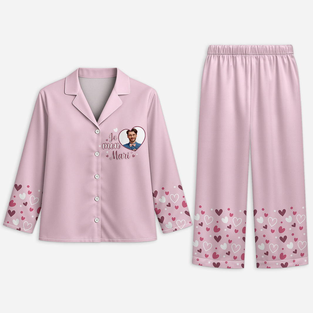 J'aime Mon Mari - Pyjama Couple Personnalisé - Vive La Mode